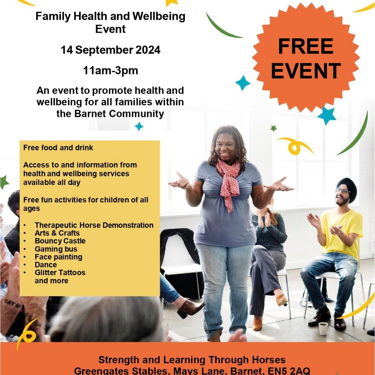 Pavilion Study Centre - ParentChampion: Family Health and Wellbeing Event